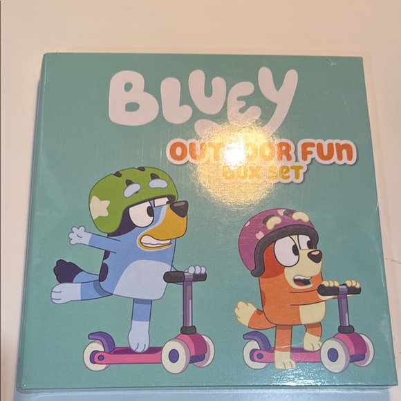 Toys | Bluey Outdoor Fun Box Set Of 4 Books Brand New | Poshmark